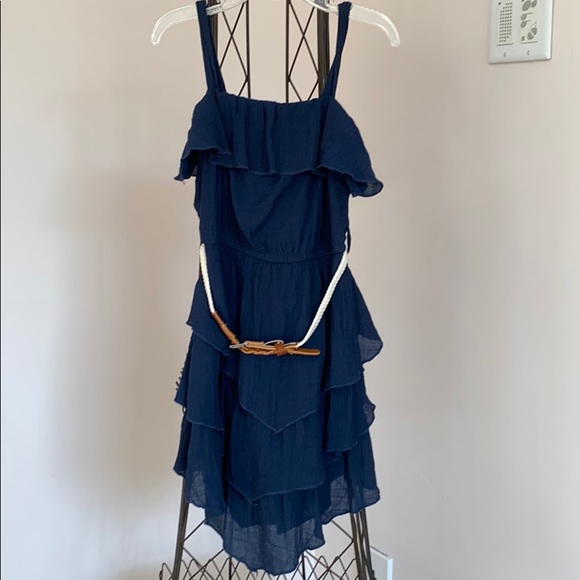 paper doll | Dresses | Paper Doll Girls Navy Layered Dress | Poshmark